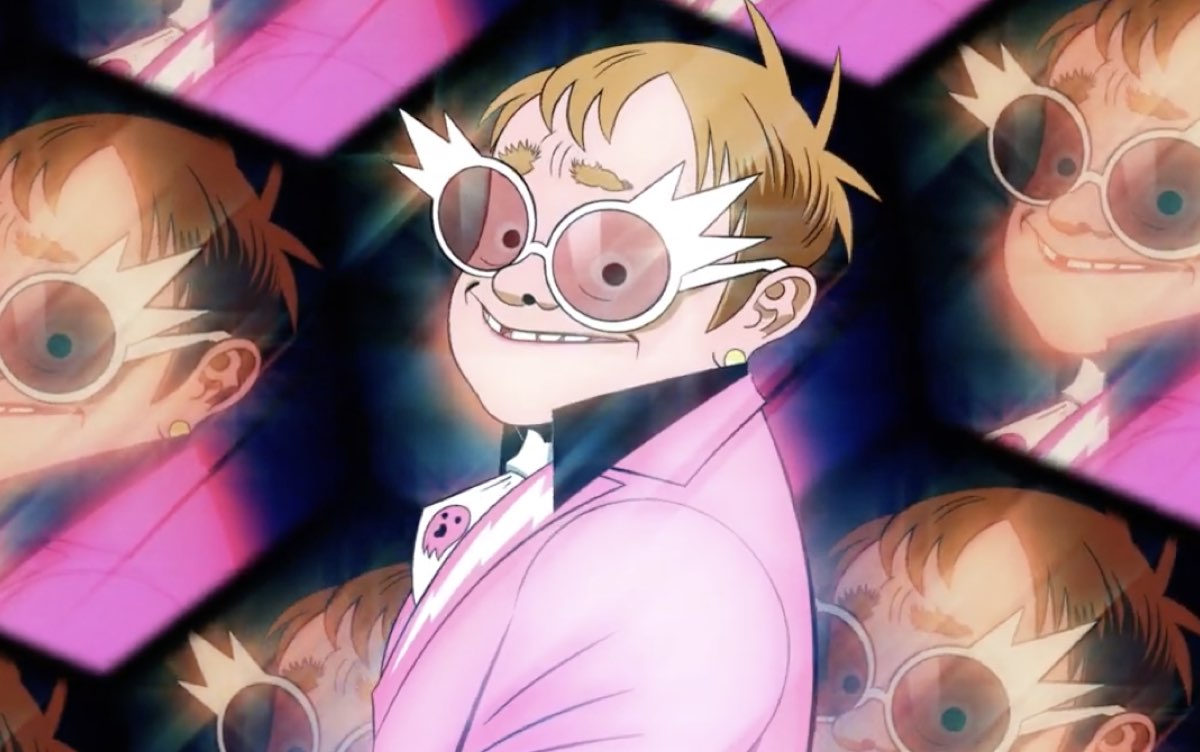 "The Pink Panthom": Gorillaz lanza su emotiva canción con Elton John ...